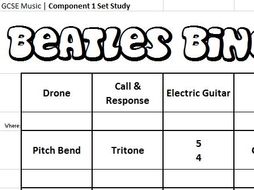 GCSE Music (AQA 8271) Beatles Study Piece Activity & Homework ...