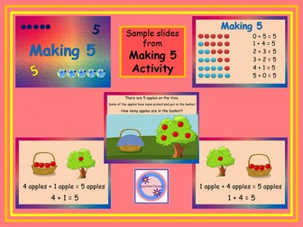 Number Bonds - Making 5, 10 and 20 by HappinessTeacher | Teaching Resources