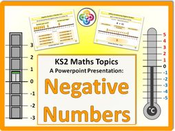 Negative Numbers KS2 | Teaching Resources