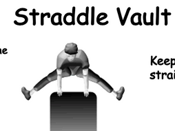 Straddle Vault, Trough Vault, Side Vault, Vault on - Resource card ...