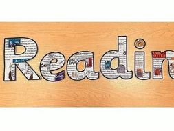 Reading Lettering for display | Teaching Resources