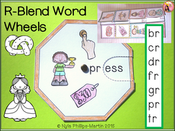 Teach child how to read: Phonics Word Wheels