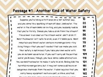 6th Grade Fluency Passages with Comprehension Questions Set #1-30 ...