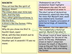 Macbeth: Annotated Act Four | Teaching Resources