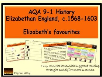 Elizabethan England 1568-1603 AQA GCSE 9-1 Bundle Part 1 by ...