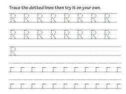 Single Letter Tracing Practice Set | Teaching Resources