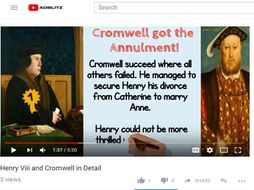 Henry Viii and Cromwell in Detail GCSE Revision | Teaching Resources