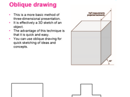 Two Oblique worksheets | Teaching Resources