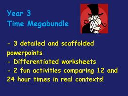 Year 3 / Lower KS2 time megabundle | Teaching Resources