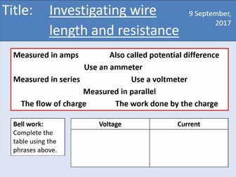AQA New GCSE Electricity Lesson Bundle | Teaching Resources