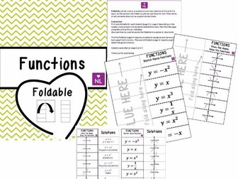 Maths Revision Foldable Pack by NumberLoving | Teaching Resources