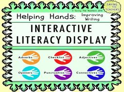 Interactive Literacy Display & Writing Help Cards: Improving Writing ...