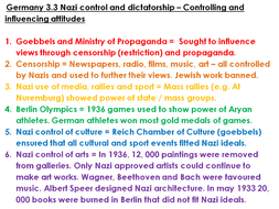 Paper 3 - Weimar Nazi Germany - Edexcel GCSE History - In-depth ...