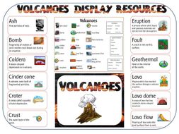 Volcanoes - display resources | Teaching Resources