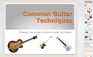 Guitar Performance Techniques - FULL LESSON | Teaching Resources