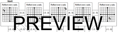 TRANSFORMATIONS: REFLECTIONS - 3 MAZES | Teaching Resources