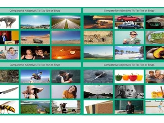 Comparative Adjectives 6 English Legal Photo Game Bundle | Teaching ...