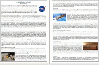 Space Exploration - Reading Comprehension Worksheets - # ...