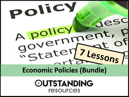 Economics: Economic Policies Bundle (7 Lessons) | Teaching Resources