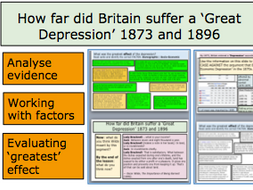 *FULL LESSON* How far did Britain suffer a ‘Great Depression’ 1873 and ...