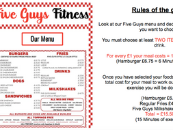 Social Distancing PE - Five Guys Fitness | Teaching Resources
