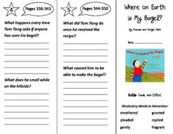 Where on Earth is My Bagel Trifold - Storytown 2nd Grade Unit 6 Week 1 ...