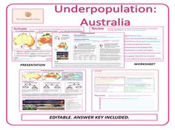 Underpopulation (Australia) | Teaching Resources