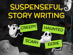 Suspenseful Story Writing by erinbrasington | Teaching Resources
