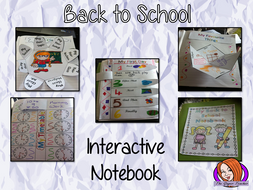 Back to School Interactive Notebook Activity Pack | Teaching Resources