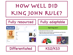 How well did King John rule? | Teaching Resources