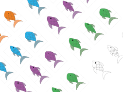 Fish sorting and colouring activity | Teaching Resources