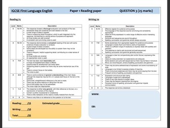 Cambridge IGCSE 0500 English Language Paper 1 Bundle | Teaching Resources