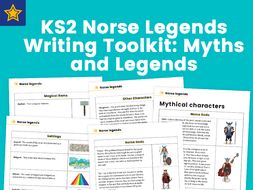 KS2 Norse Legends Writing Toolkit Myths and Legends | Teaching Resources