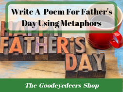 Father's Day Poetry Ideas- Using Metaphors | Teaching Resources