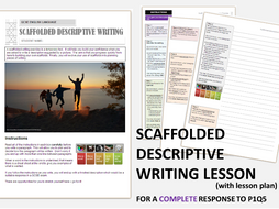 GCSE English Language 9-1 Scaffolded Descriptive Writing - Whole Text Exercise | Teaching Resources