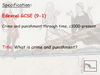 Edexcel GCSE 9-1 History Crime and Punishment c1000-c1700 by ...
