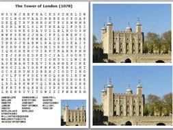 London Landmarks Word Search Pack | Teaching Resources