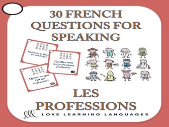 Les Professions - Bundled French Resources | Teaching Resources
