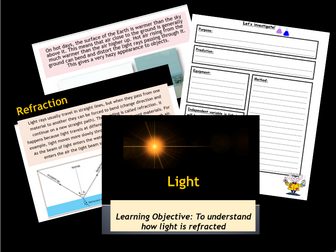 Light- whole unit- Year 6 BUNDLE by ResourcesForYou | Teaching Resources