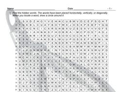 Pets-Pet Care Word Search Worksheet | Teaching Resources