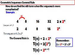 Geometric Sequences | Teaching Resources