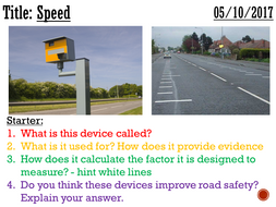 Speed - complete lesson (KS3) | Teaching Resources