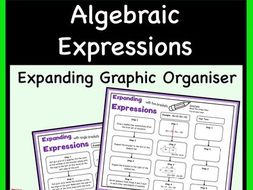 Algebraic Expressions - Expanding Graphic Organiser | Teaching Resources