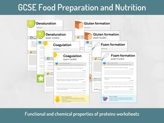 Food science: fats and oils, carbohydrates and proteins worksheets and ...