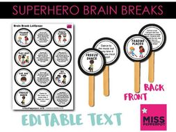 Superhero Brain Breaks, Superhero Theme, Superhero Activity ...