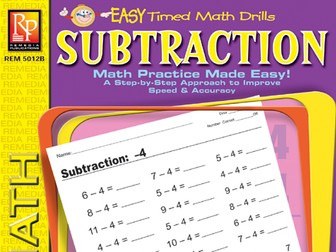 Easy Timed Math Drills {Bundle} | Teaching Resources