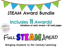 STEAM STEM Award Certificate Bundle | Teaching Resources