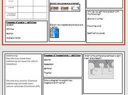 GCSE Geography Coasts Revision worksheet | Teaching Resources