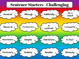 Sentence Starters | Teaching Resources