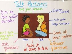 Talk Partners Poster | Teaching Resources